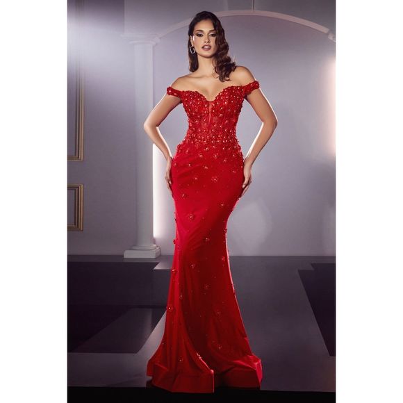 cinderella divine | Dresses | Red Cinderella Divine Size 4 Mermaid ...